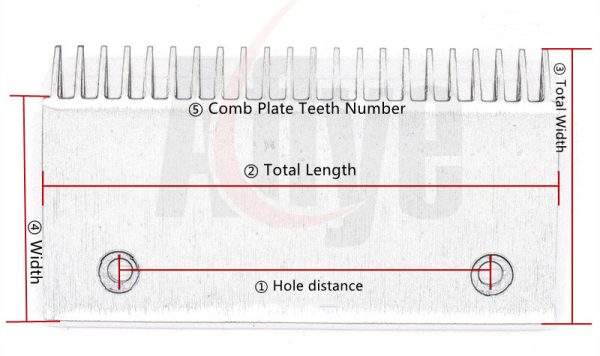 Wholesale Cheap Price Escalator Comb Plate