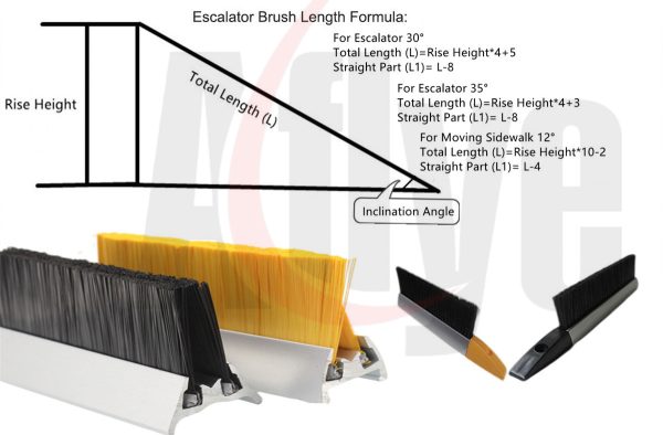 Escalator Safety Brush Strip