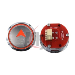 CC HTB Elevator Round Push Button with Braille