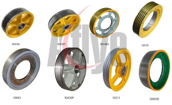 What is sheave in traction elevator