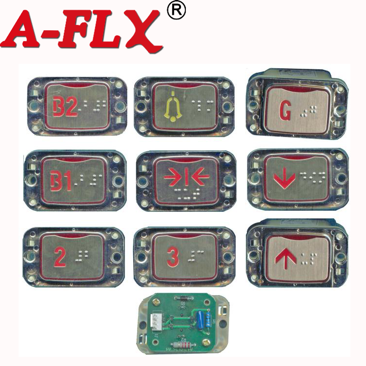 Elevator square with braille button - A-FLY International Limited