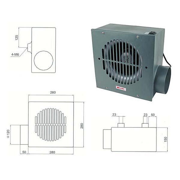 AF-GF-LFW180 Elevator Lift Car Cooling Fan - A-FLY International Limited
