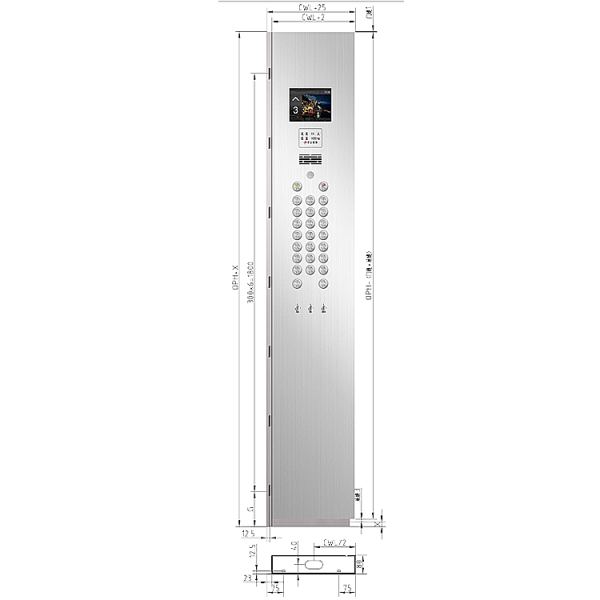 MBT-COP-KL Elevator Lift Car Operation Box Elevator Cop - A-FLY ...