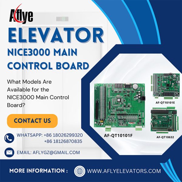 What Models Are Available for the NICE3000 Main Control Board?